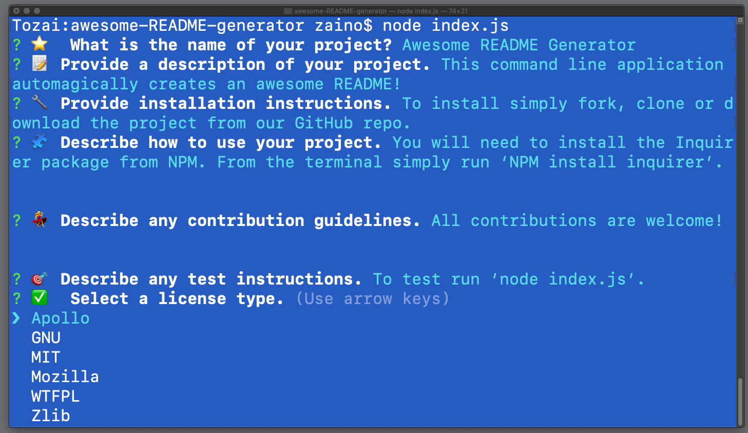 GitHub - darrindevs/awesome-README-generator